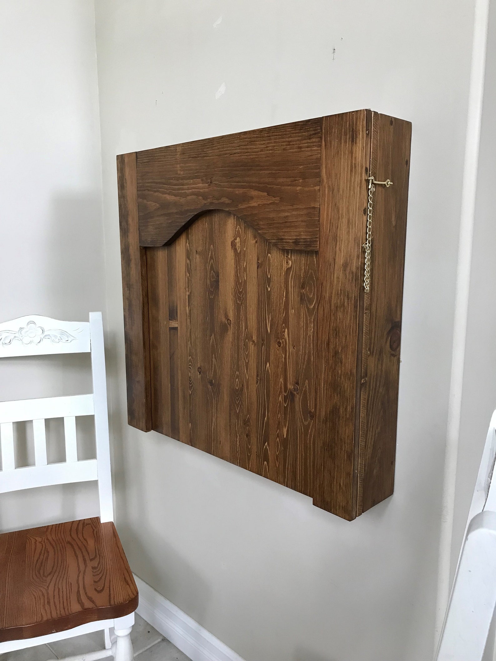 Drop-down Table for Two, Drop-down Desk, Fold-up Table, Small Space ...