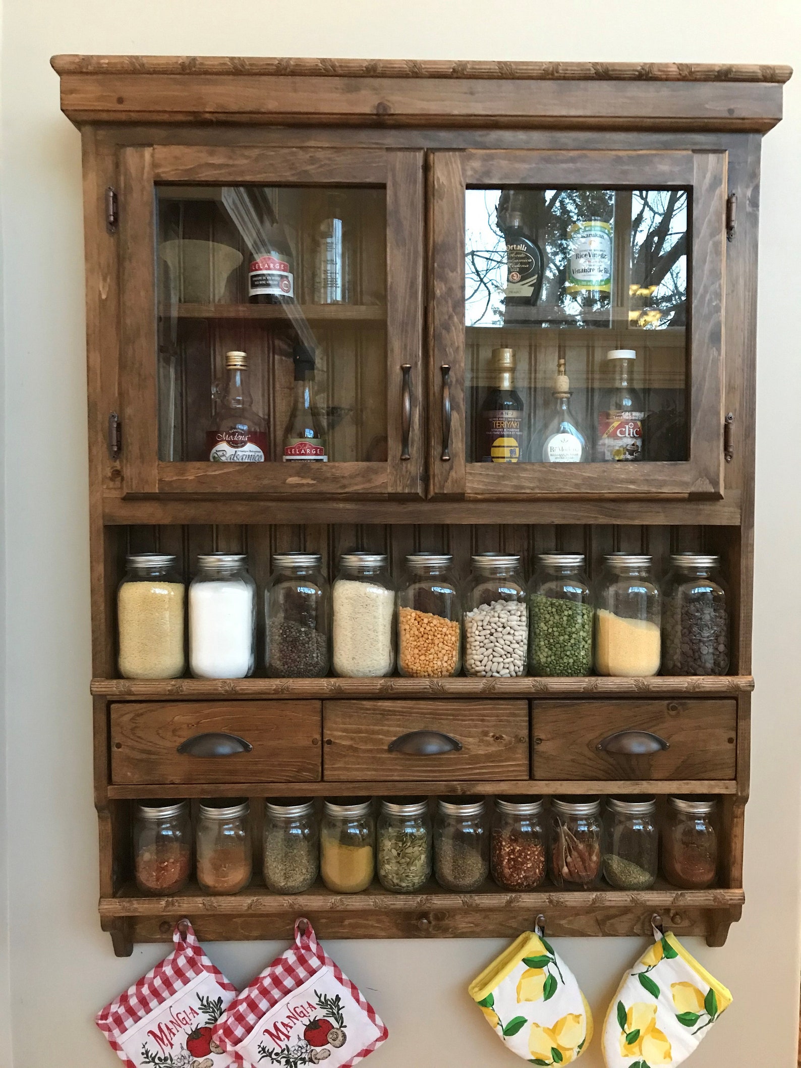 Spice Pantry Spice Rack Kitchen Storage Chef Pantry Cooks - Etsy