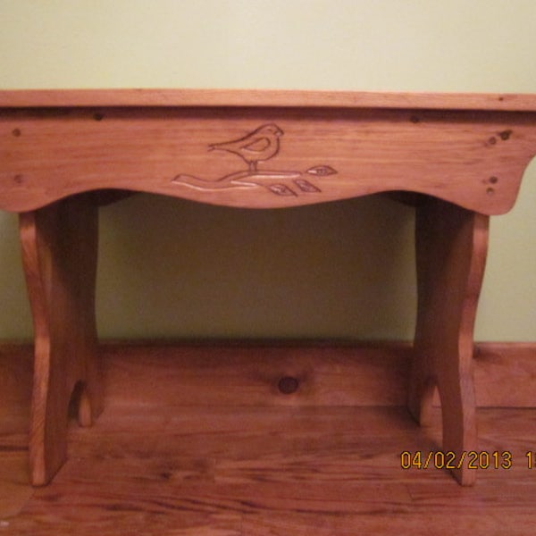 Small Wood Bench - Etsy