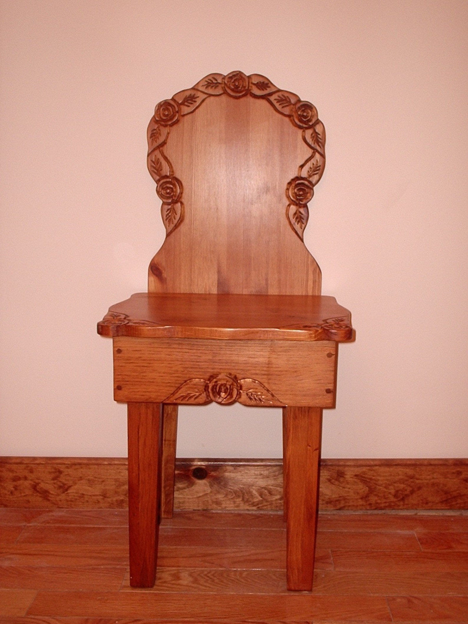 Rose Entry Chair, Accent Chair, Wood Chair, Wooden Chair, Home Decor ...