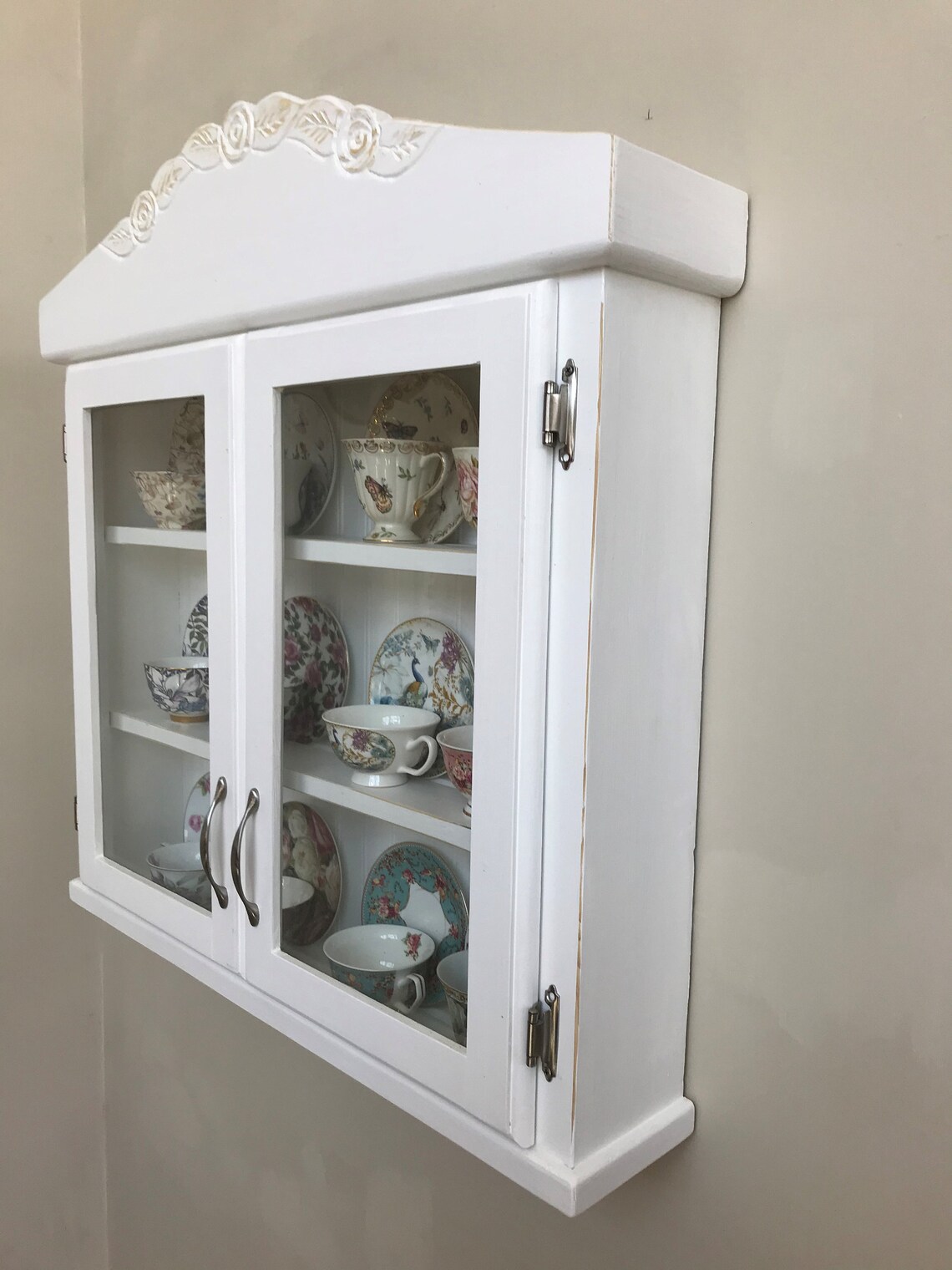 Display Cabinet, Teacup Cabinet, Teacup Shelf, for Twelve Cups, With ...