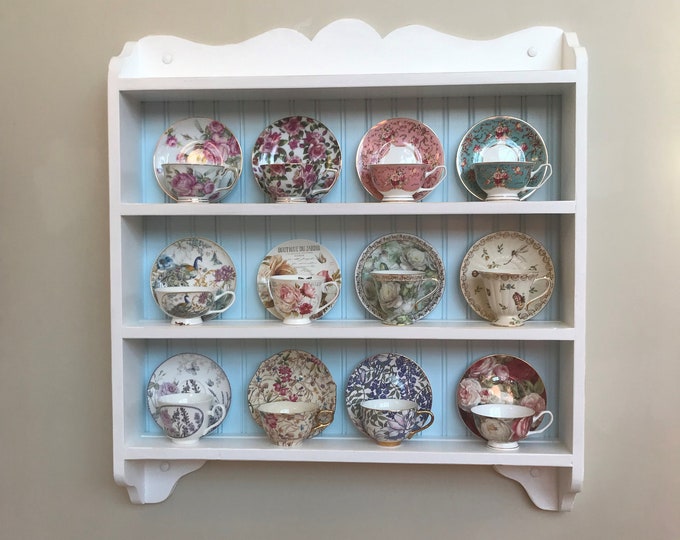Teacup Shelf, Teacup Display, Teacup Collection, Artisan Furniture ...