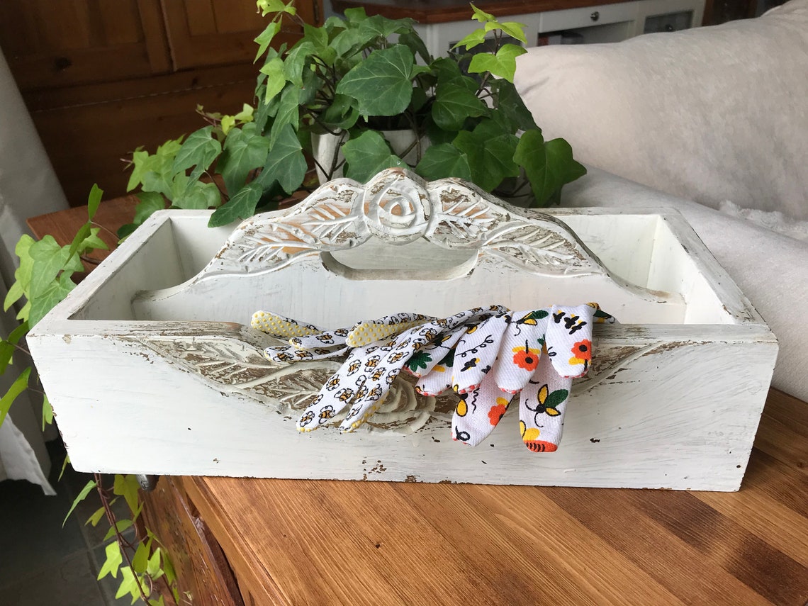 Clothespin box garden box wall hanging magazine box wooden | Etsy