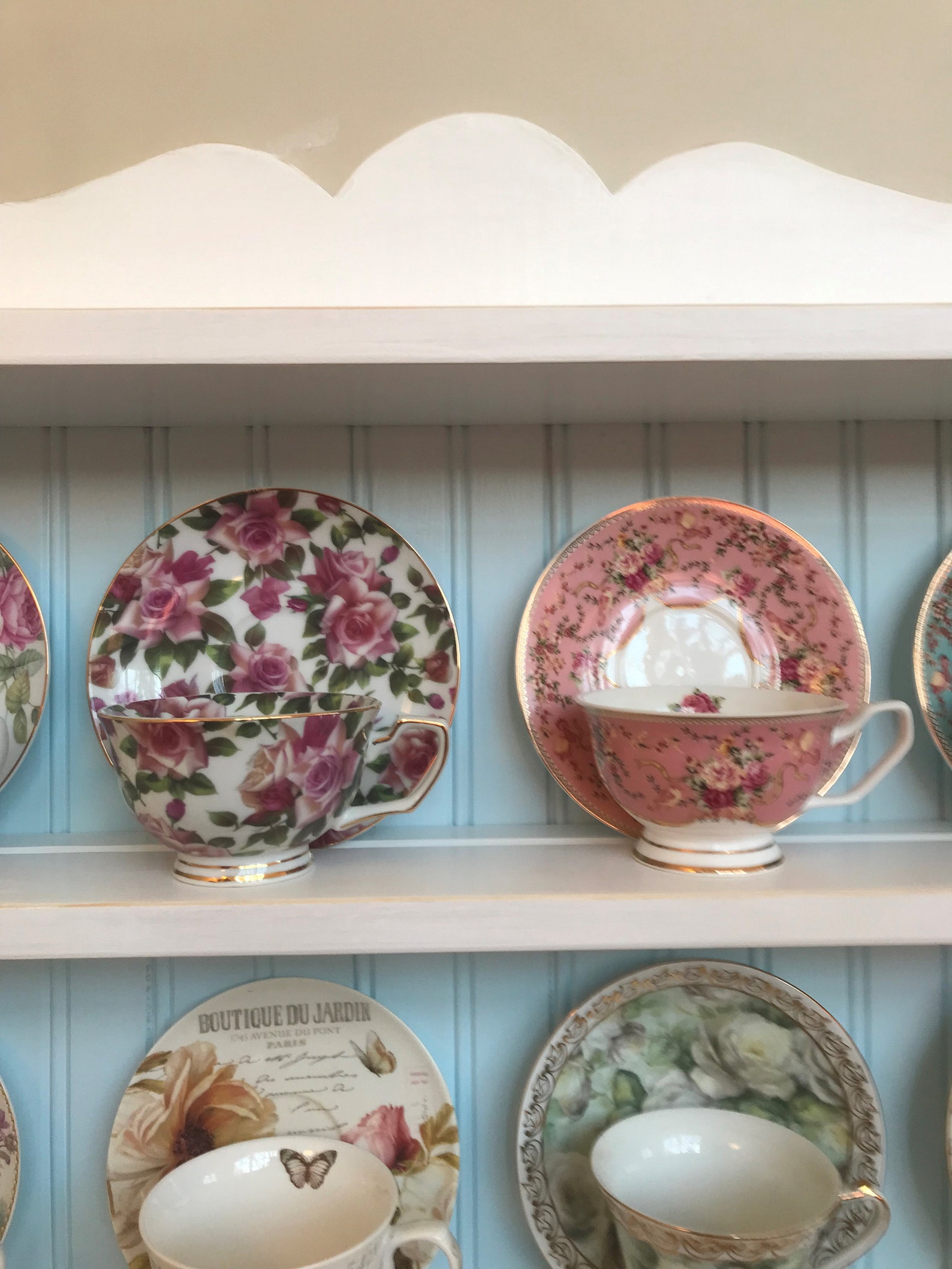 Teacup Shelf, Teacup Display, Teacup Collection, Artisan Furniture ...