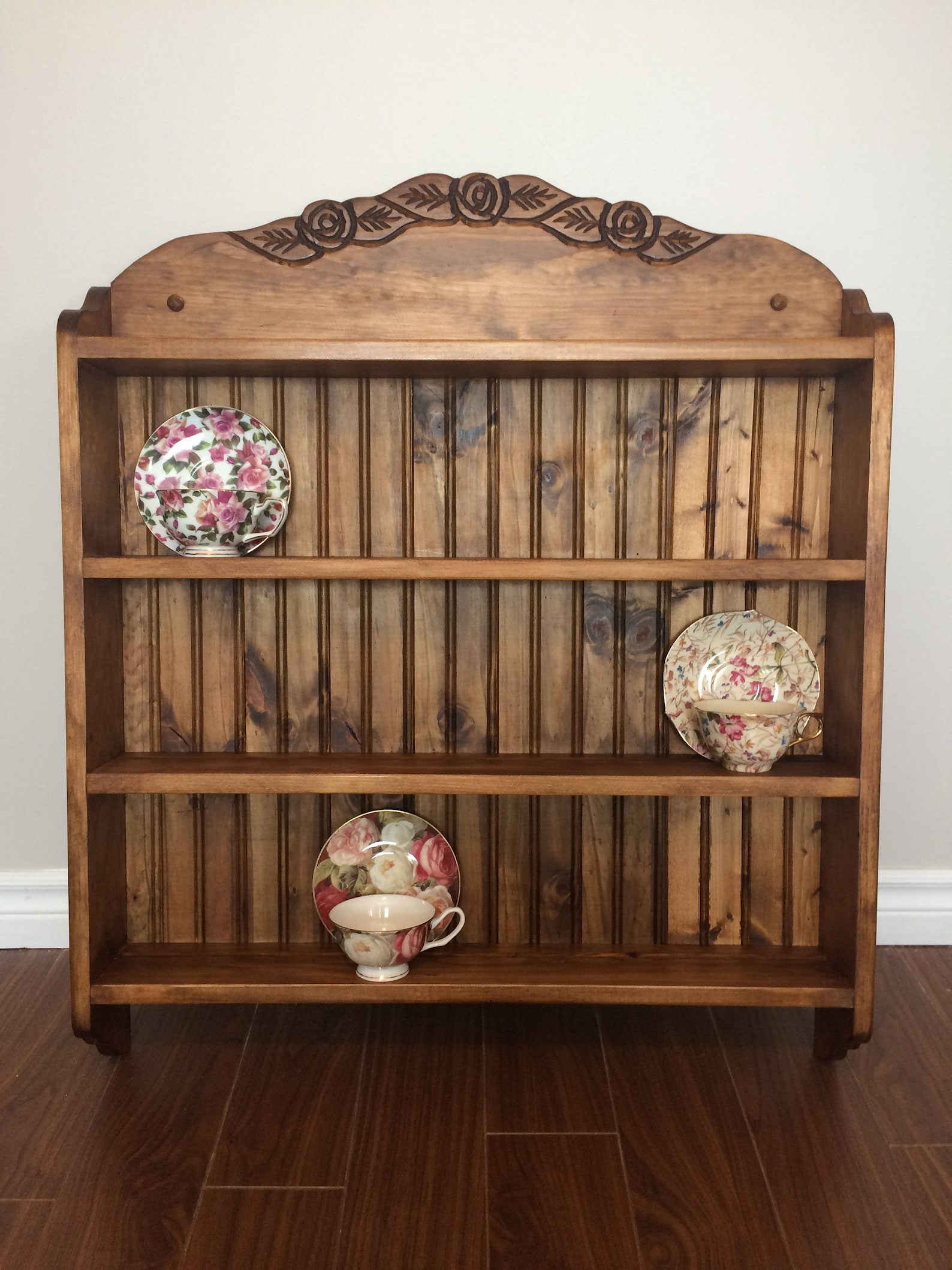 Teacup Shelf Teacup Rack Teacup Display Teacup Collection - Etsy