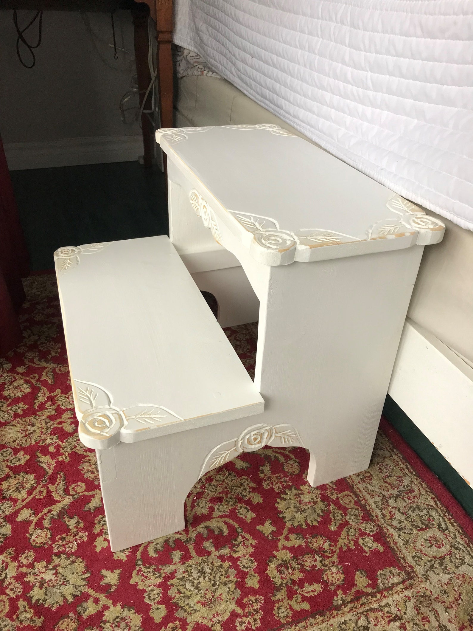 Stepping Stool, Step Bench, Stair Bench, Ladder Bench, Bed Bench ...