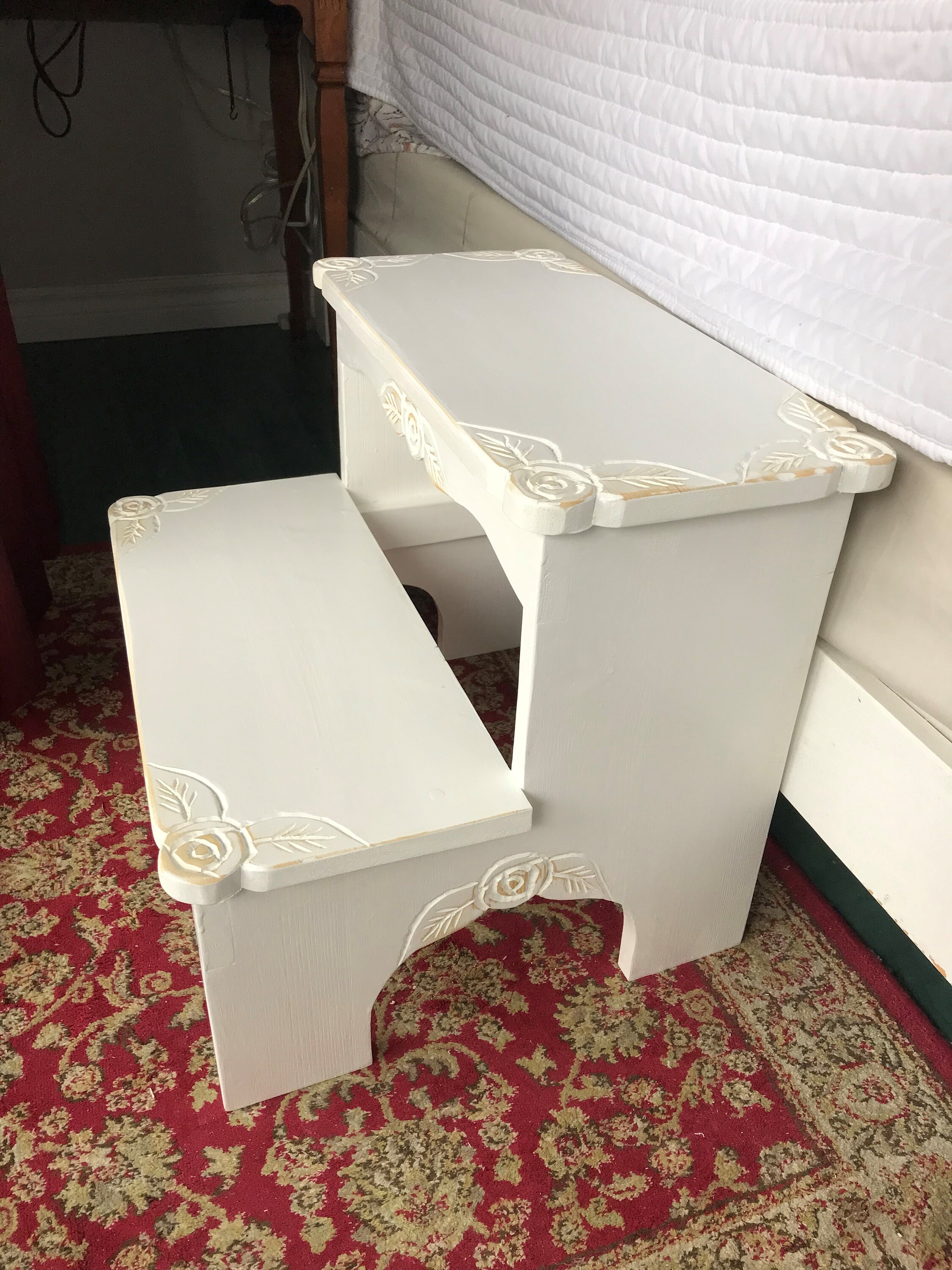 Stepping Stool, Step Bench, Stair Bench, Ladder Bench, Bed Bench ...