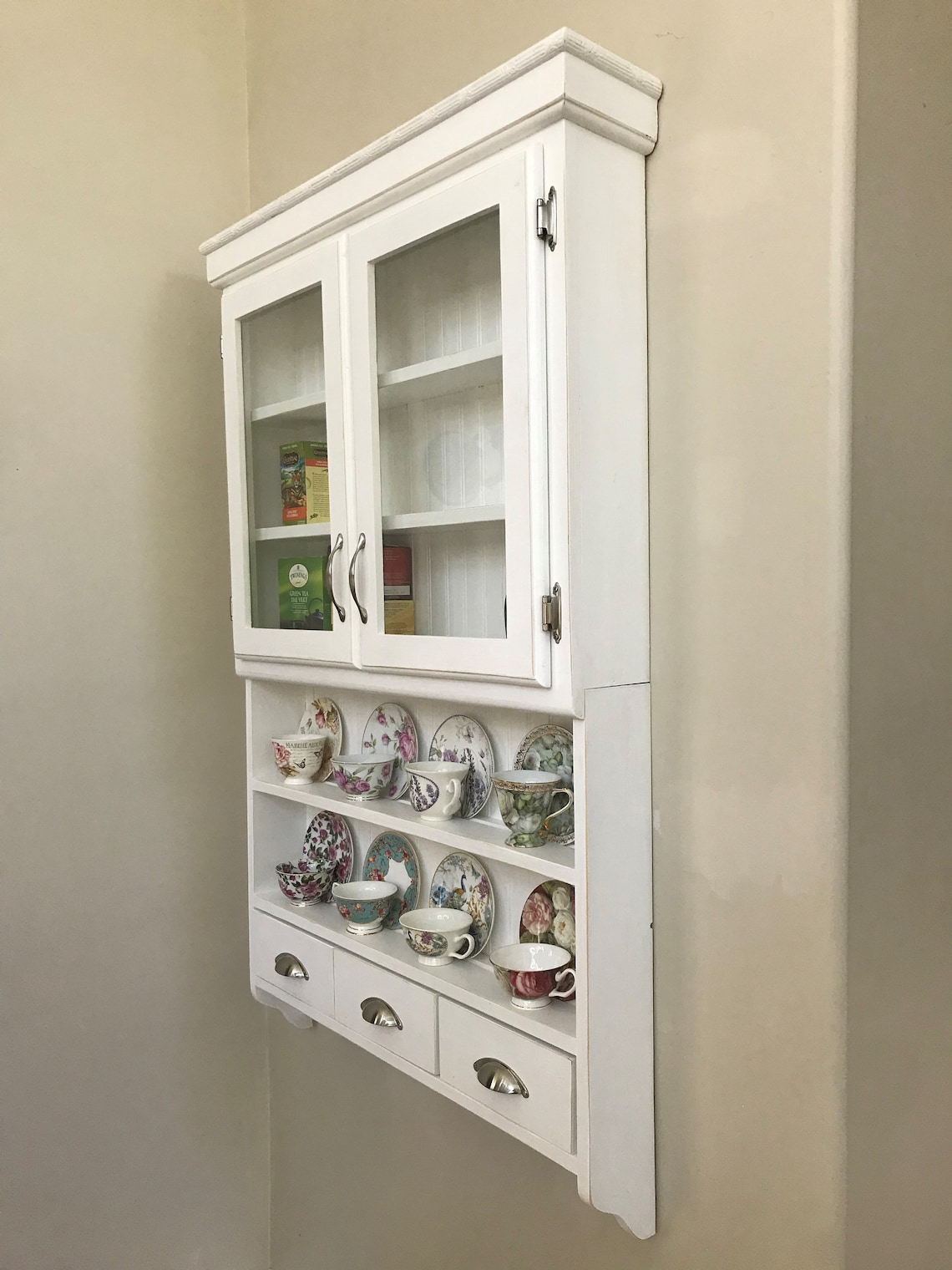 Teacup Display Shelf, Teacup Rack, Kitchen Cabinet, Spice Rack, Kitchen ...