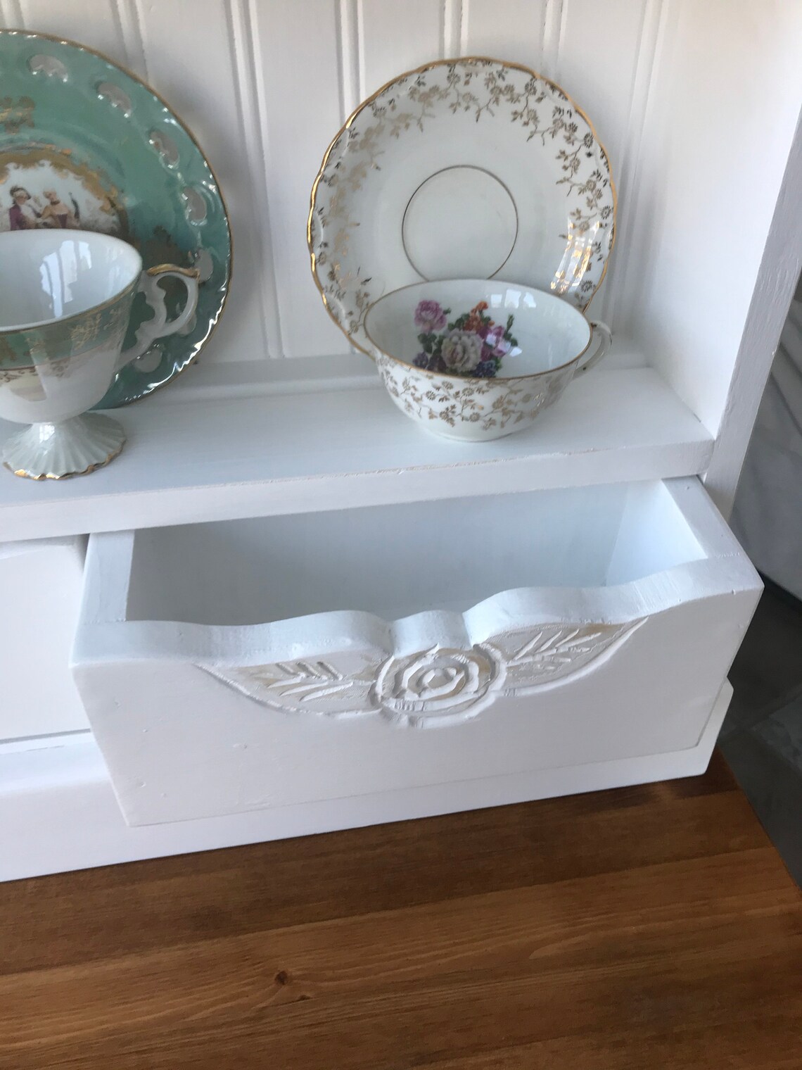 Teacup shelf teacup display teacup rack dish rack twelve | Etsy