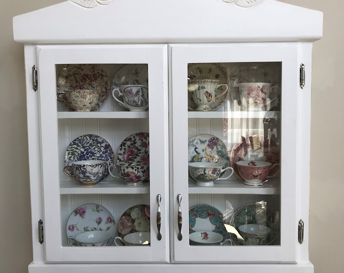 Display Cabinet, Teacup Cabinet, Teacup Shelf, for Twelve Cups, With ...