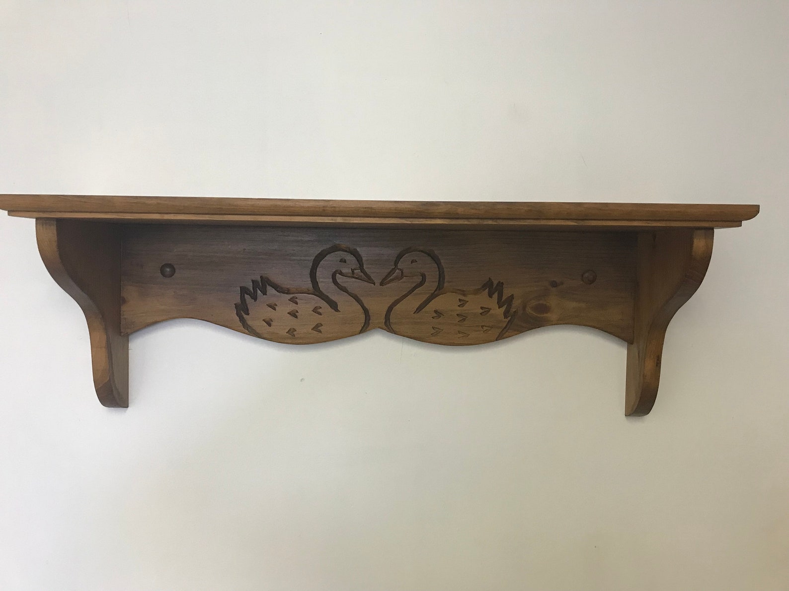 Wood shelf duck shelf home decor kitchen shelf bathroom | Etsy