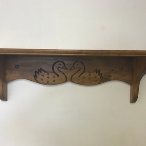 Wood Shelf, Duck Shelf, Home Decor, Kitchen Shelf ,bathroom Shelf ...