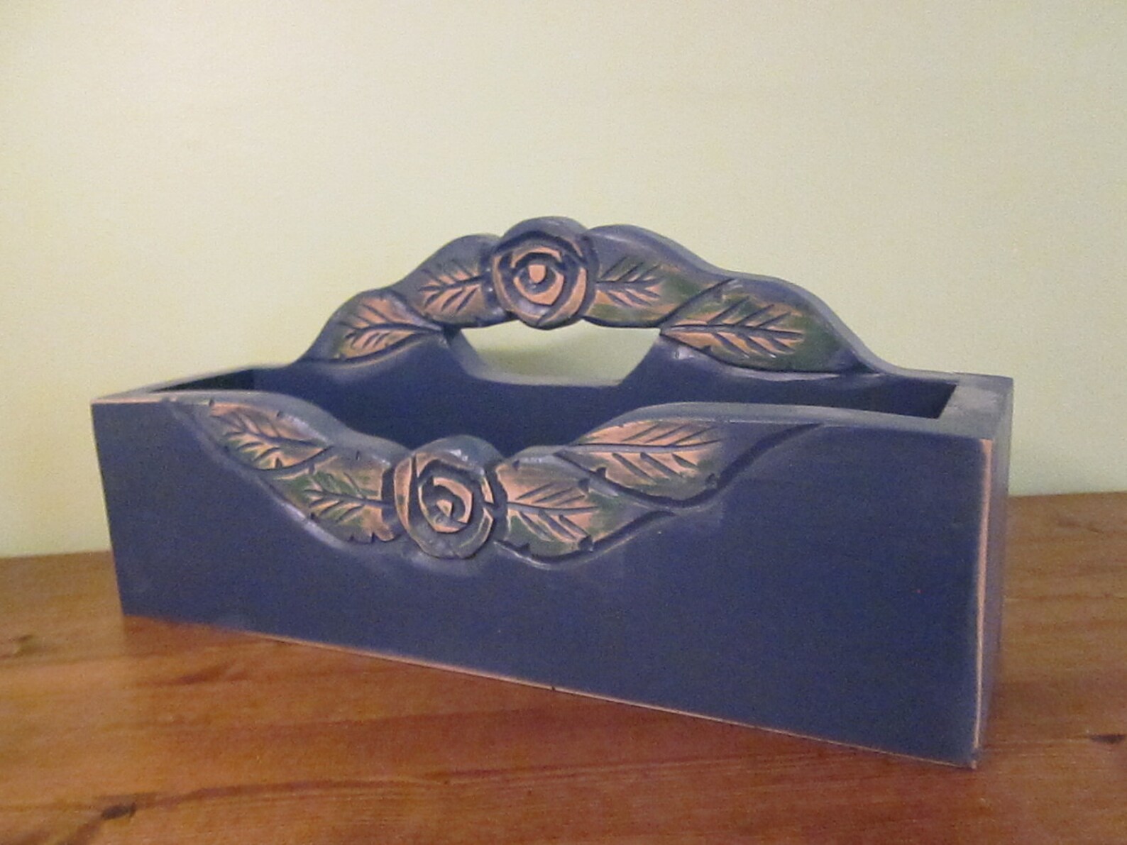 Clothespin box garden box wall hanging magazine box wooden | Etsy