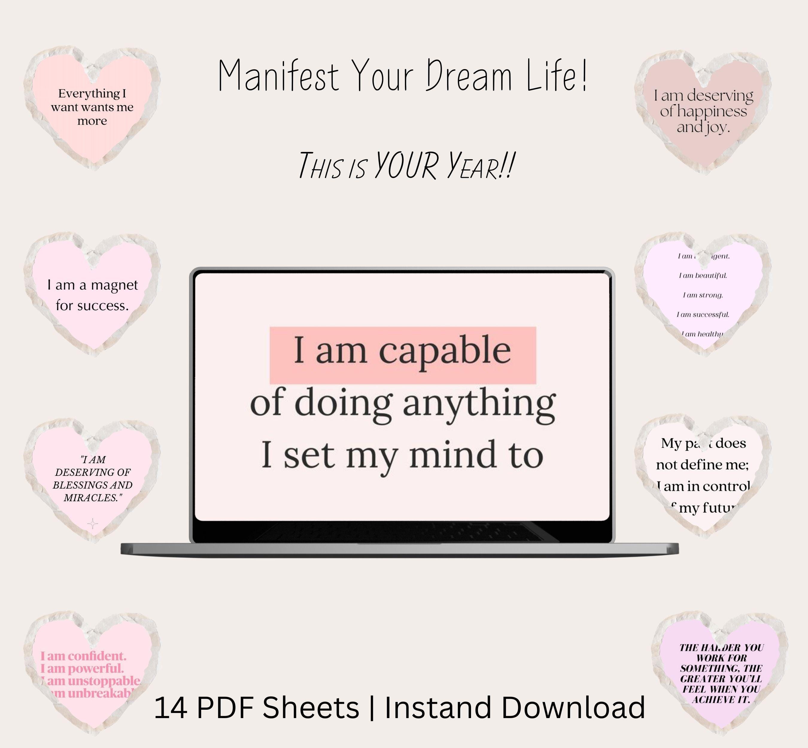 2025 Vision Board Printables, Vision Board Kit, Collage Kit, 2025 Goals ...