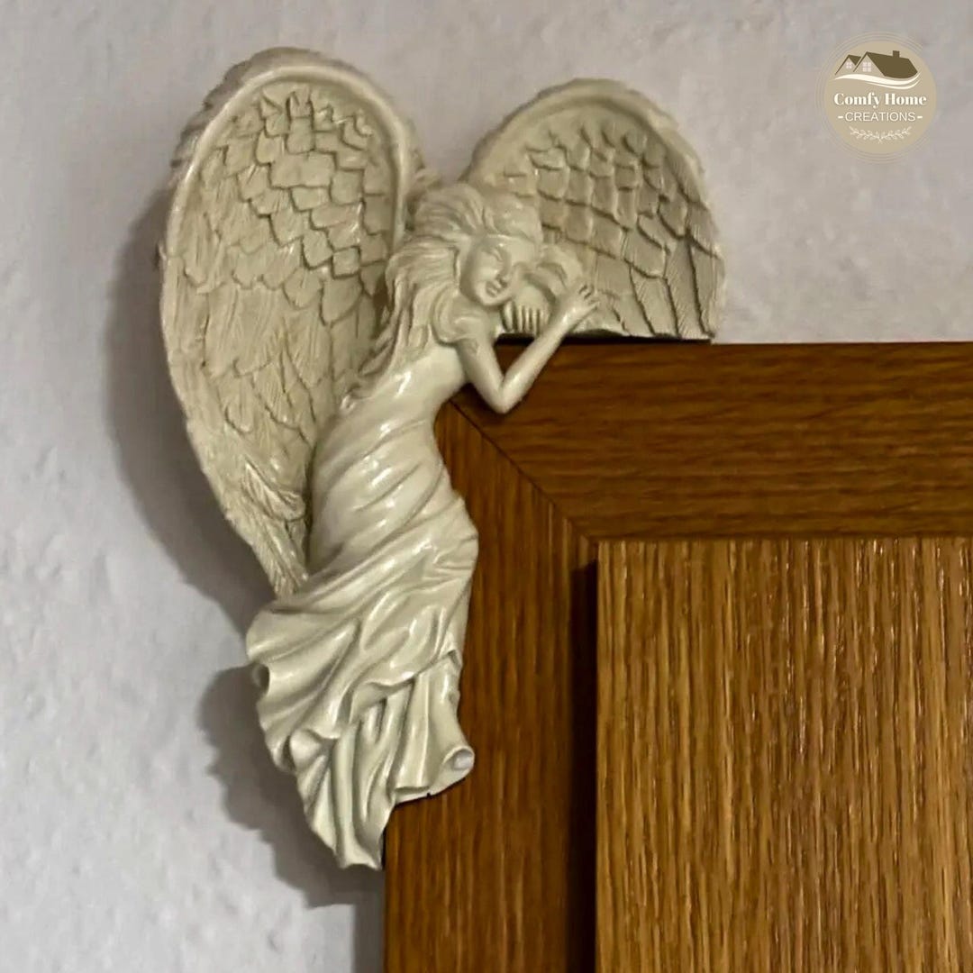 Resin Angel Door Frame Sculpture: Elegant Home Decor - Etsy