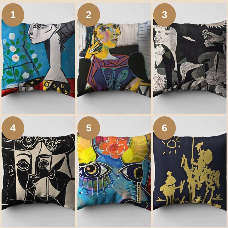Picasso Pillow - Etsy Australia