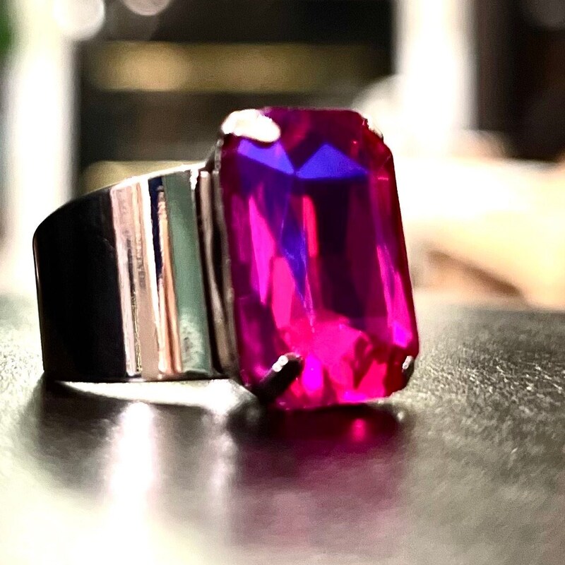 Fuchsia Ring - Etsy