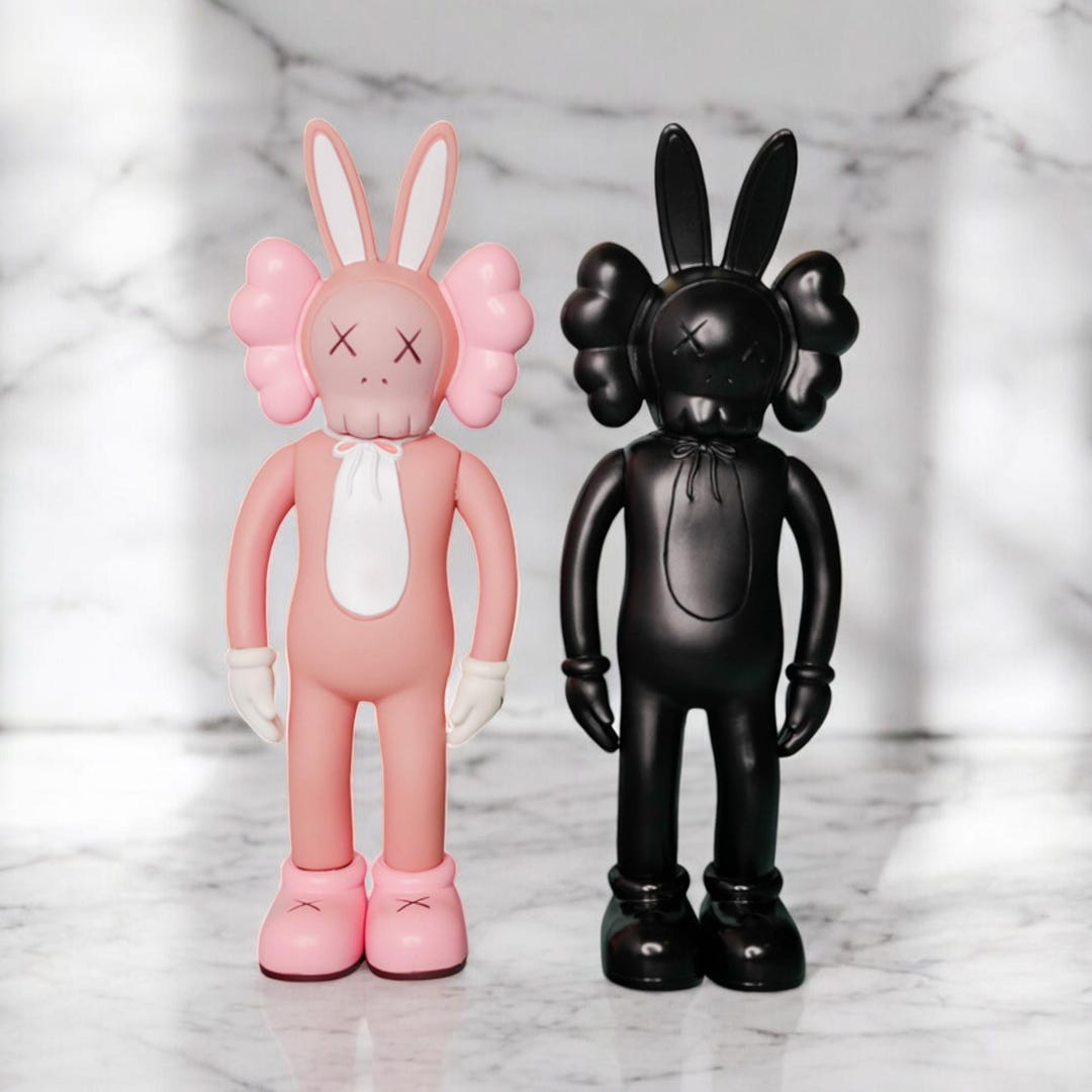 Trendy Rabbit Figure Kaws-inspired Rabbit Decor Adorable Replica ...