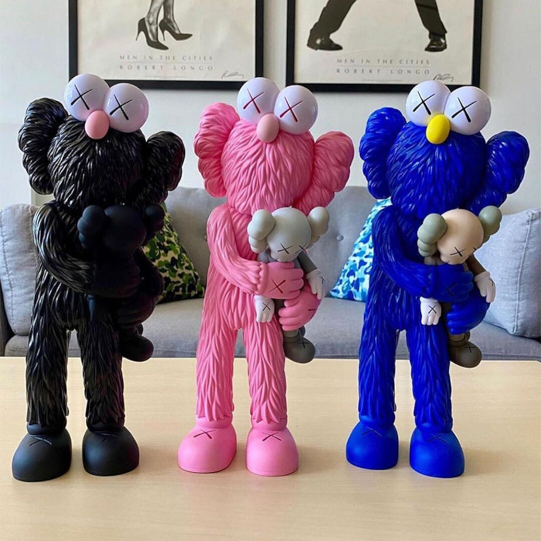 Kaws Sesame Street Hug Prototype Doll Handmade Stylish Model Unique ...