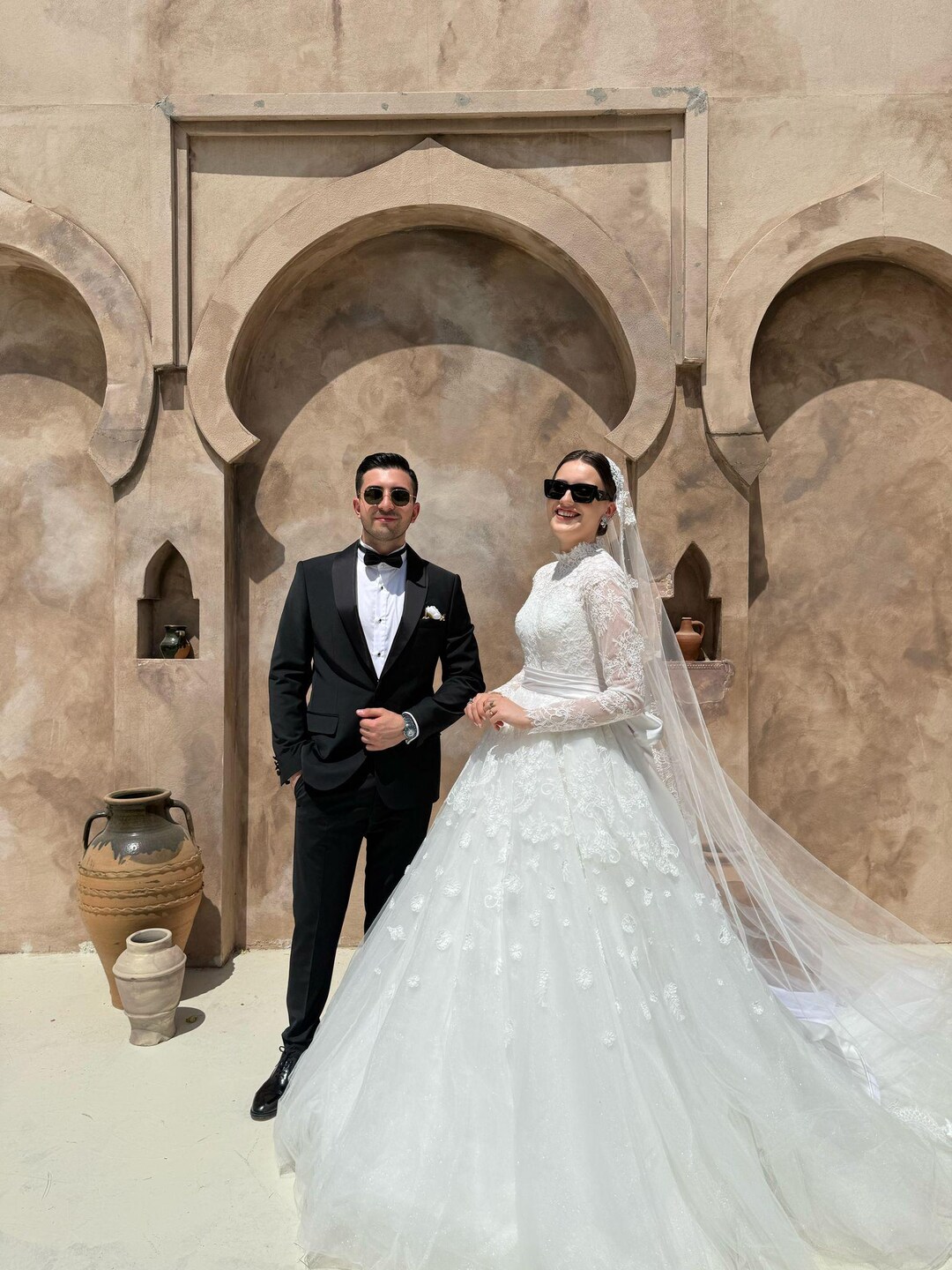 Pre-order Royal French Lace Princess Gown, Long Sleeve Wedding Dress ...