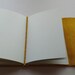Leather Journal 6x 9 Rustic Yellow Leather Notebook Sketchbook Travel ...