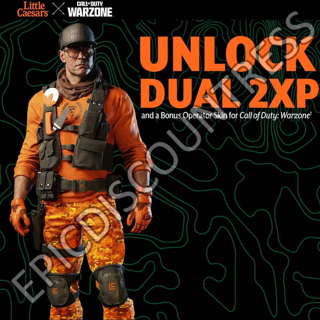 Call of Duty BO6 Black Ops 6 COD Warzone 2.0 Little Caesars Commander ...