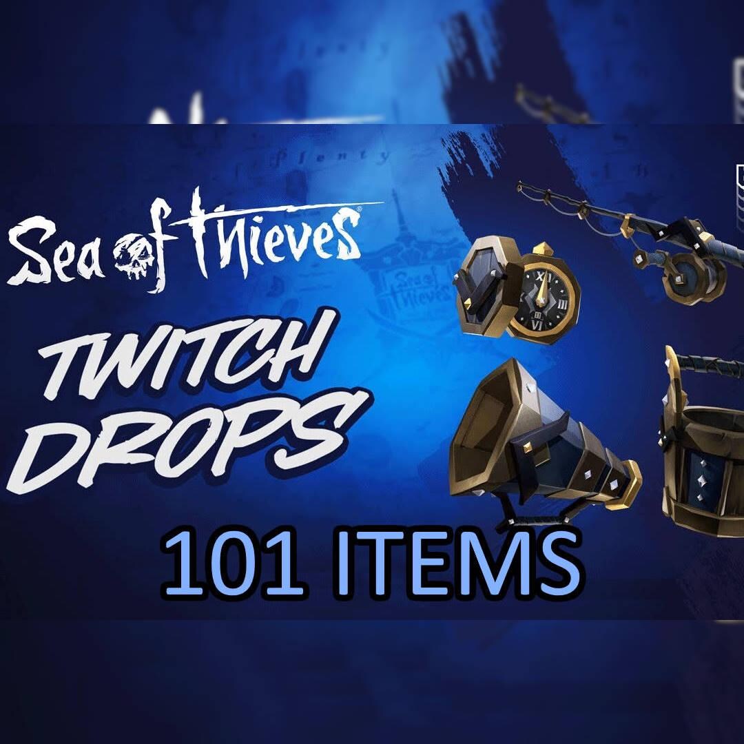Sea of Thieves Twitch Drops SKINS 101 ITEMS Ancestral, Ewr, Ews, Frozen ...