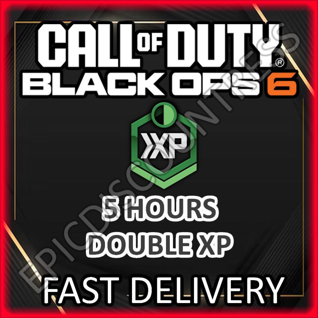 Call of Duty Black Ops 6 BO6 5 Hours Double 2XP RANK XP GLOBAL - Etsy
