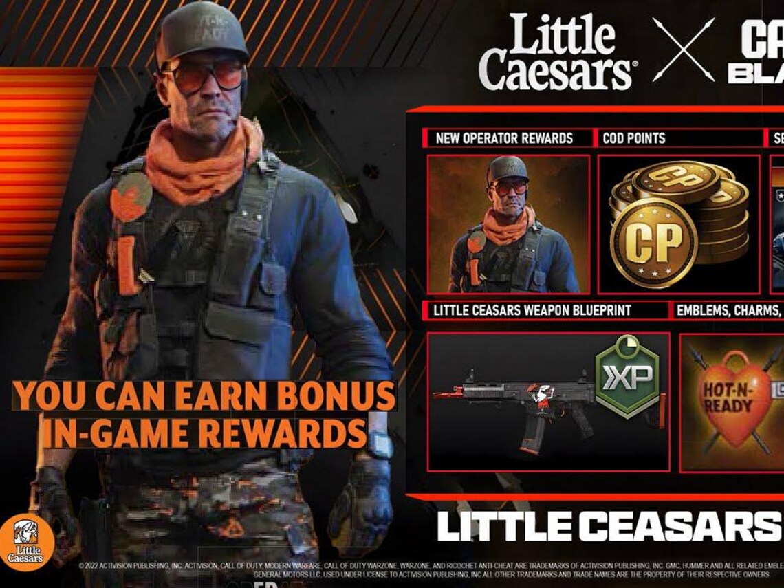 Call of Duty Black Ops 6 BO6 Little Caesars 1 CODE - Etsy