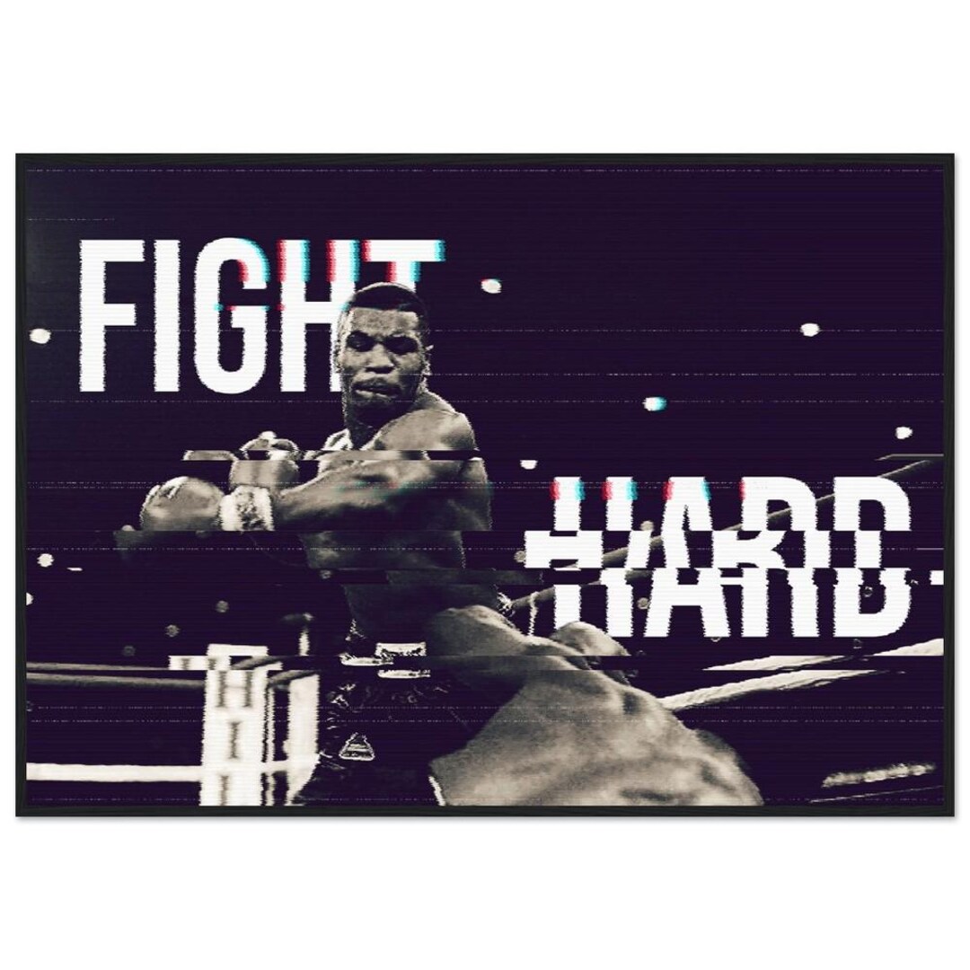 Mike Tyson Inspirational Premium Matte Paper Wooden Framed Poster - Etsy