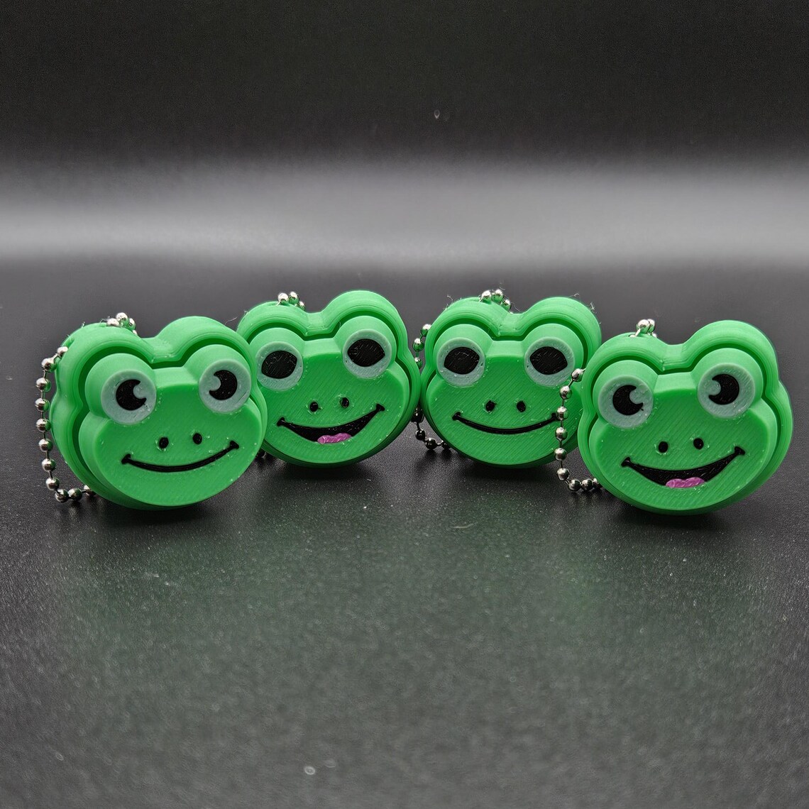 Frog Key Cap Clicker 3D Printed Stim Fidget Clicky Key Switch Keychain ...