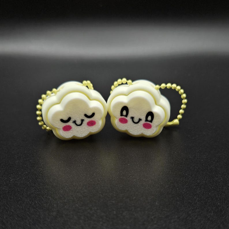 Cloud Key Cap Clicker 3D Printed Stim Fidget Clicky Key Switch Keychain ...