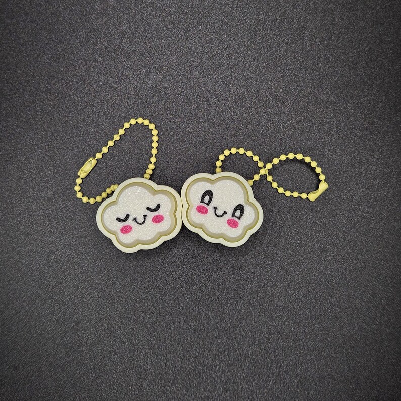 Cloud Key Cap Clicker 3D Printed Stim Fidget Clicky Key Switch Keychain ...