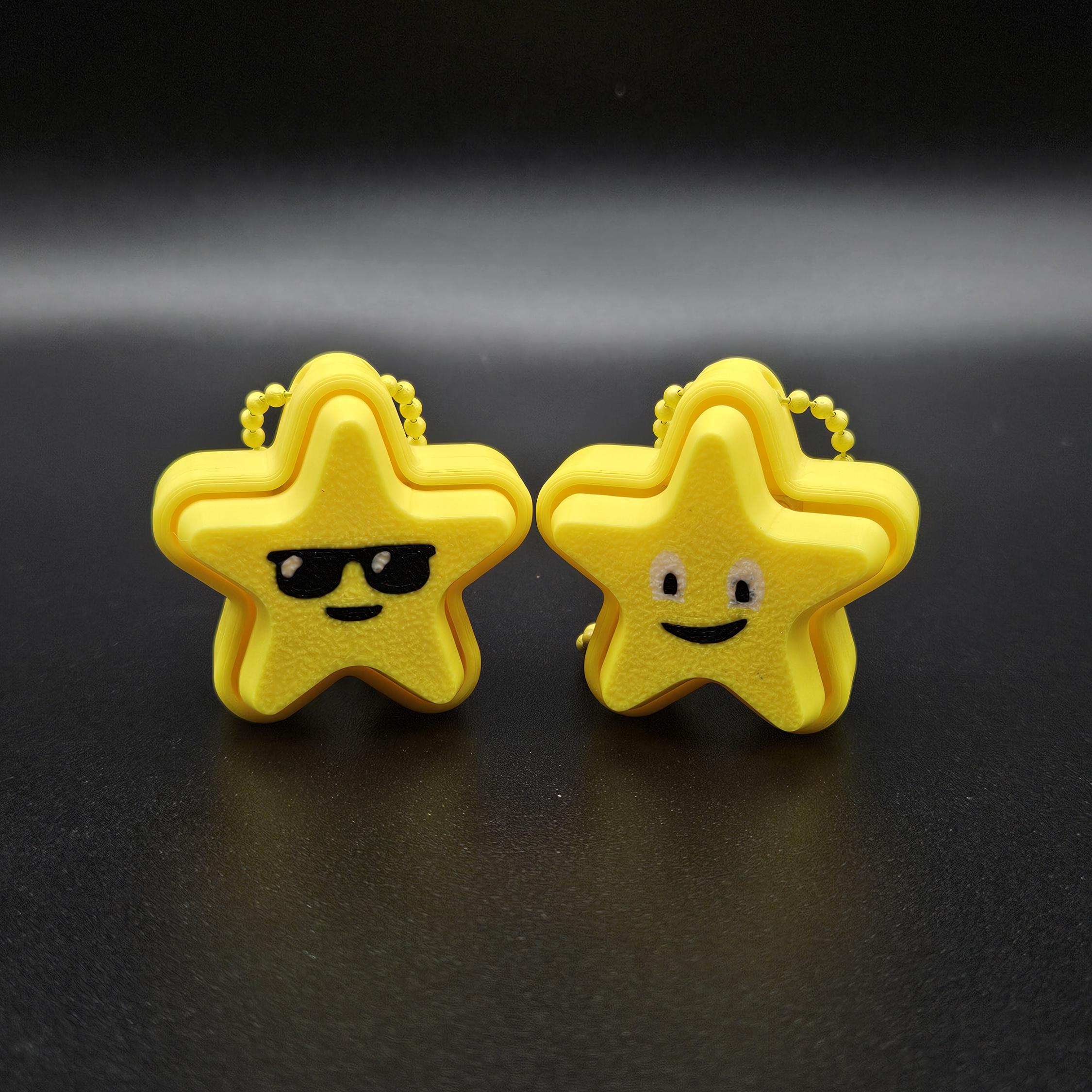 Sun Star Key Cap Clicker 3D Printed Stim Fidget Clicky Key Switch ...
