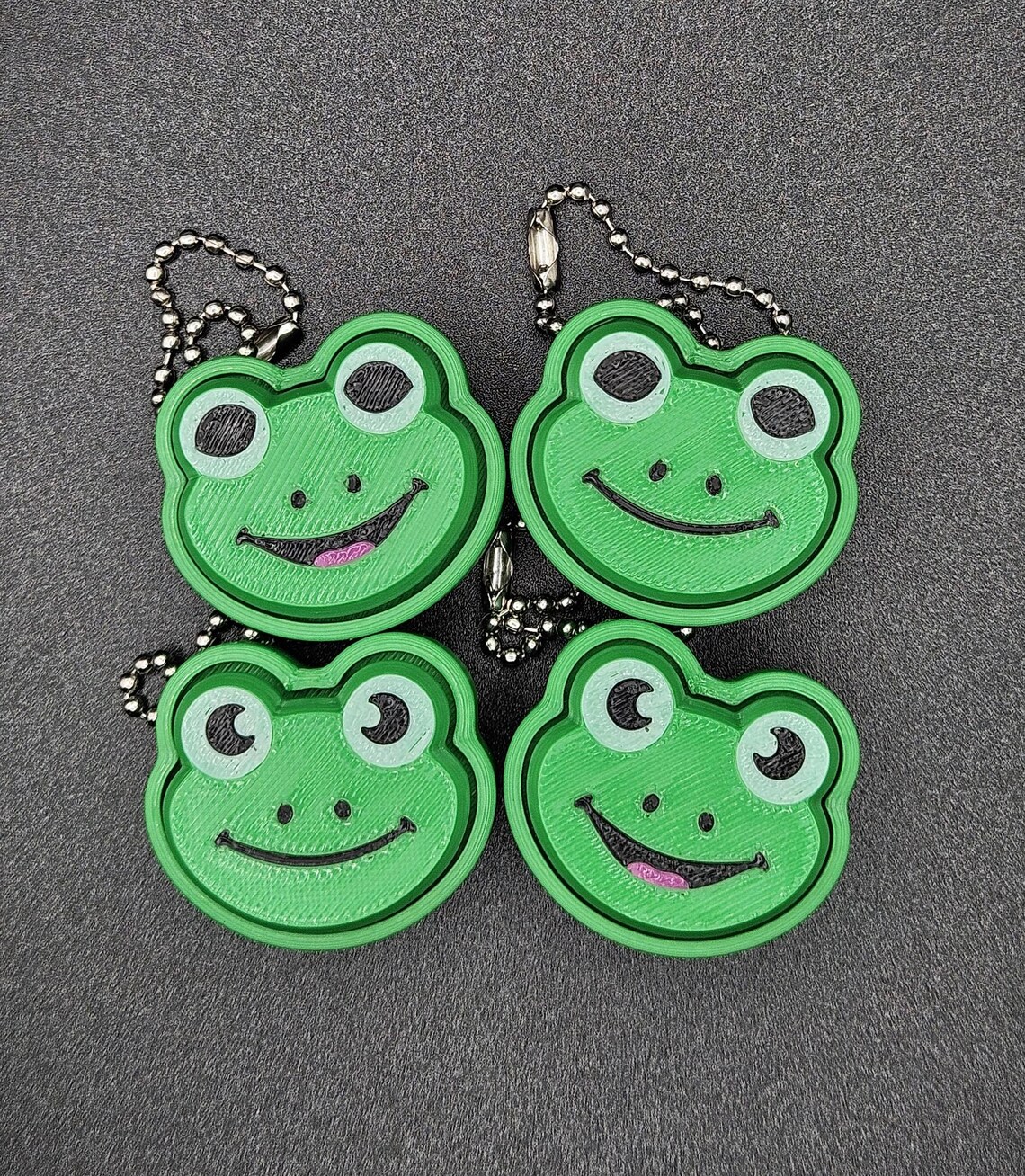 Frog Key Cap Clicker 3D Printed Stim Fidget Clicky Key Switch Keychain ...