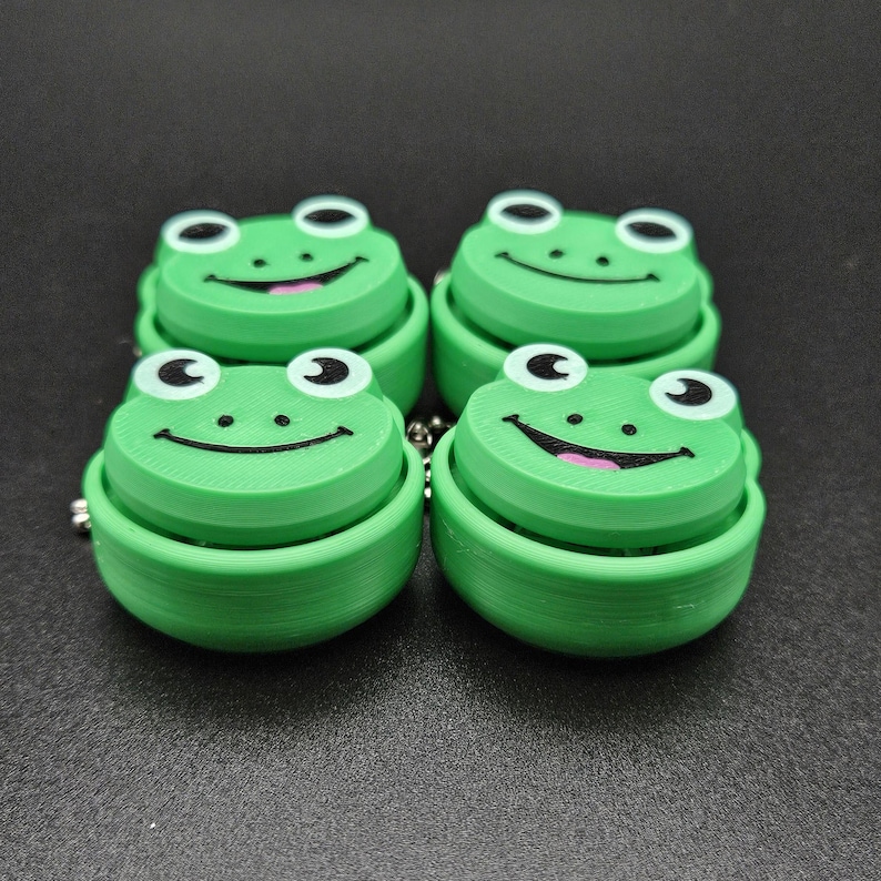 Frog Key Cap Clicker 3D Printed Stim Fidget Clicky Key Switch Keychain ...