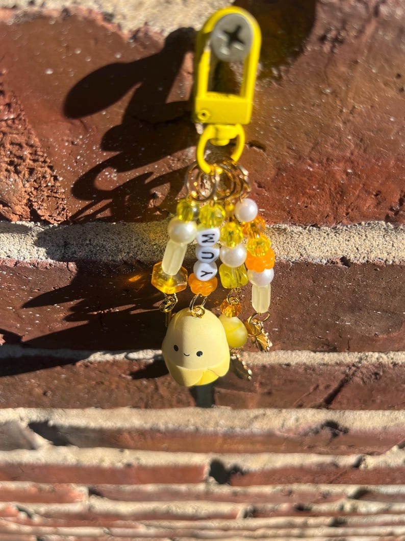 Squishmallow Beaded Keychain / Cute Keychain / Trinket / Colorful ...