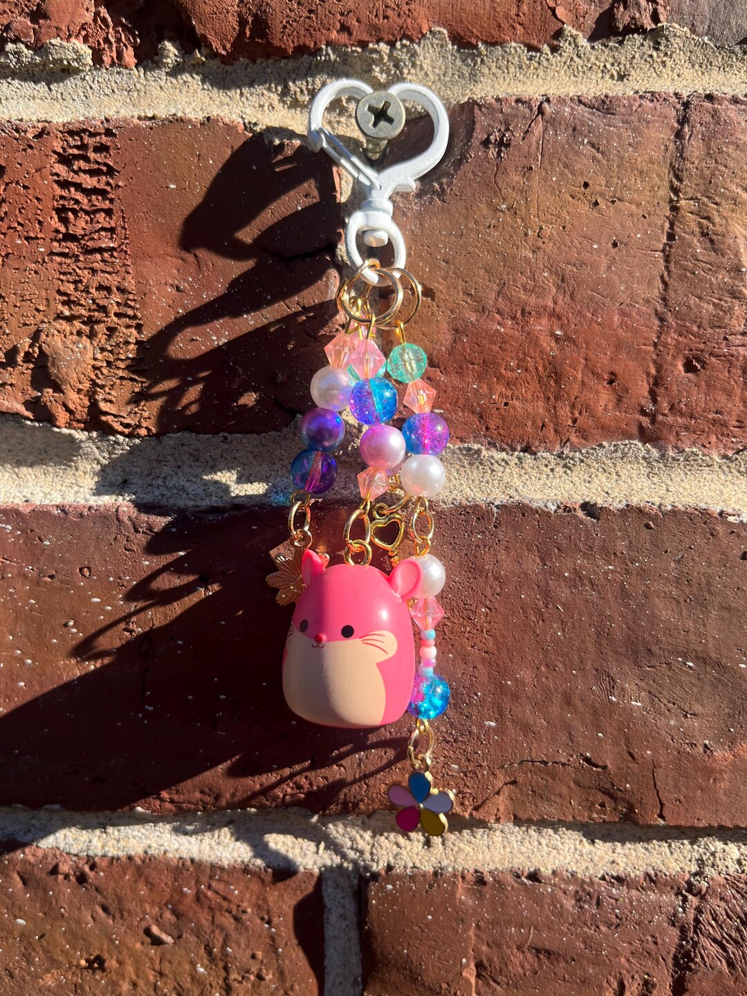 Pink Squishmallow Keychain, Adorable Baby Mouse, Kids Keychain - Etsy