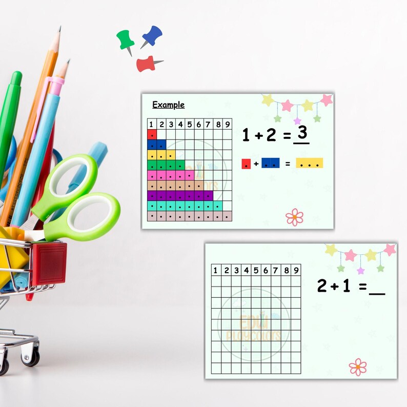 Addition Strip Board Worksheets Montessori-inspired Math Learning Tool ...