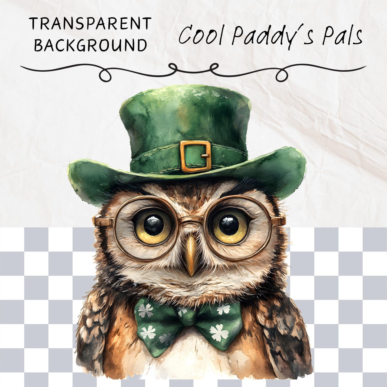 Cool Animal Clipart PNG Bundle for St. Paddy's Day T-shirt Designs ...