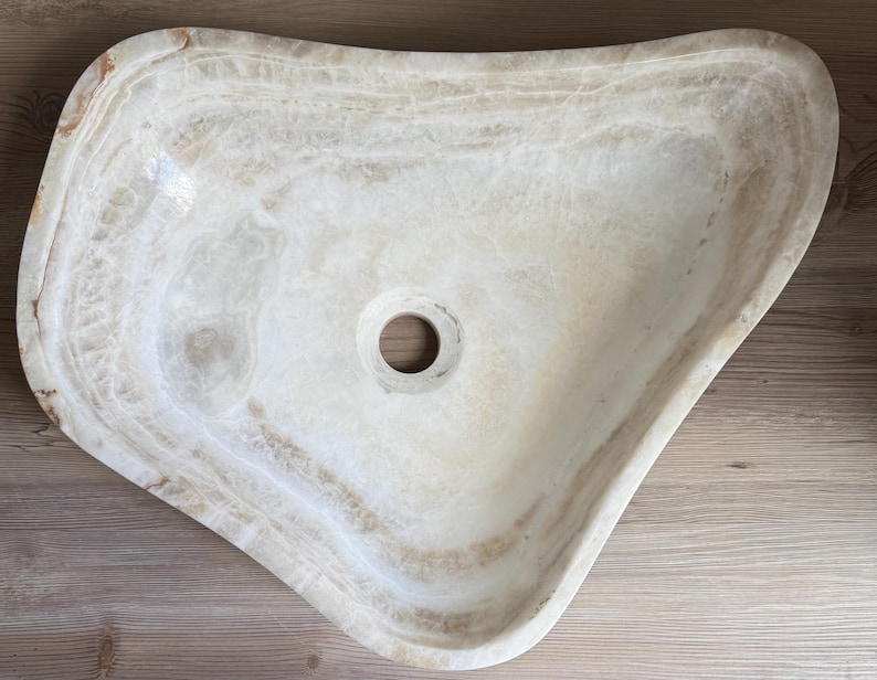 Handmade Natural Stone Bathroom Sink – Onyx - Etsy