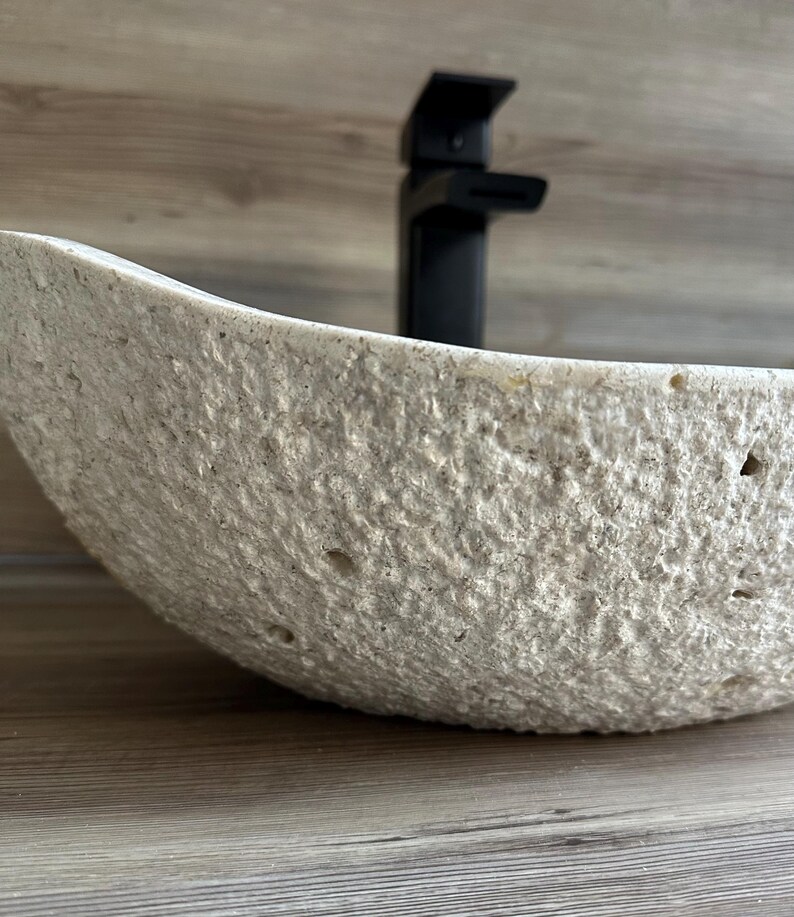 Natural Stone Bathroom Sink Marble Travertine - Etsy