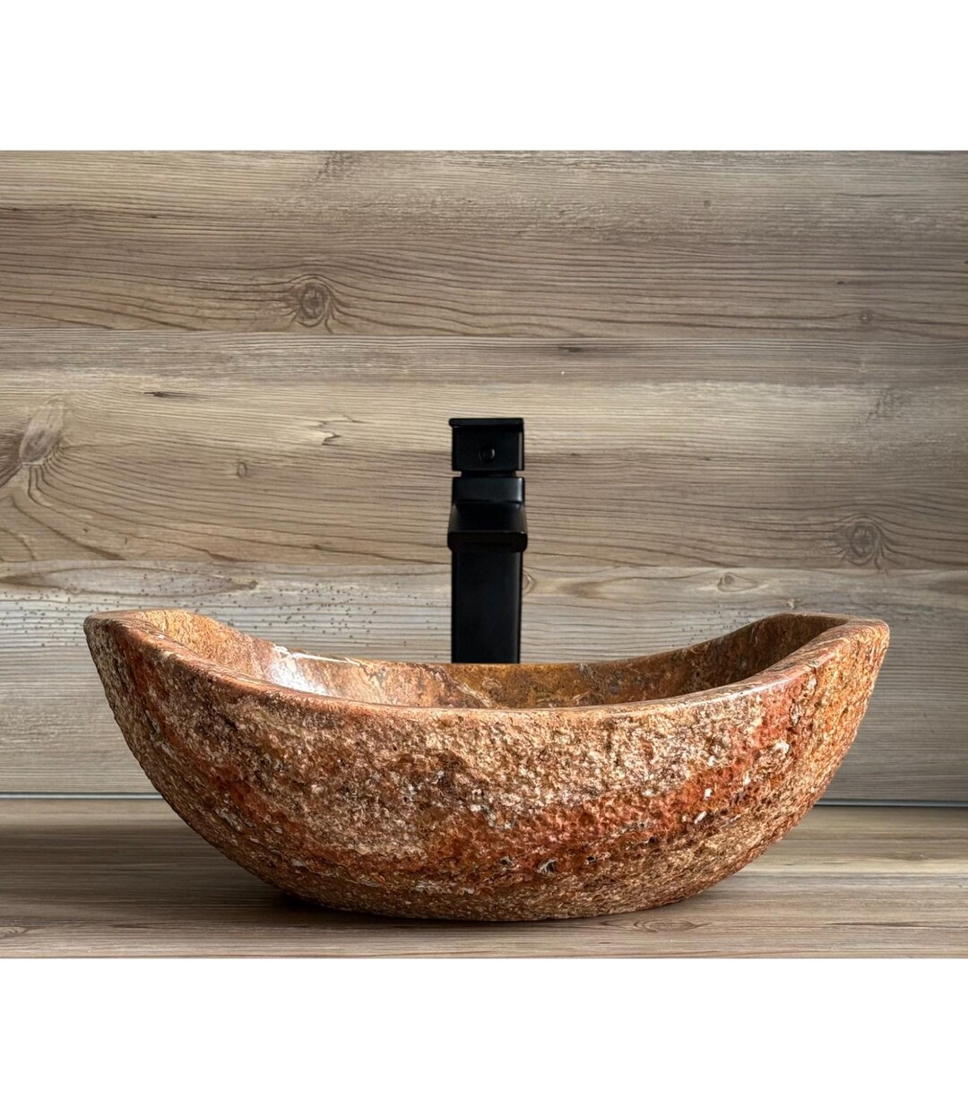 Handmade Natural Stone Bathroom Sink – Marble Travertine - Etsy