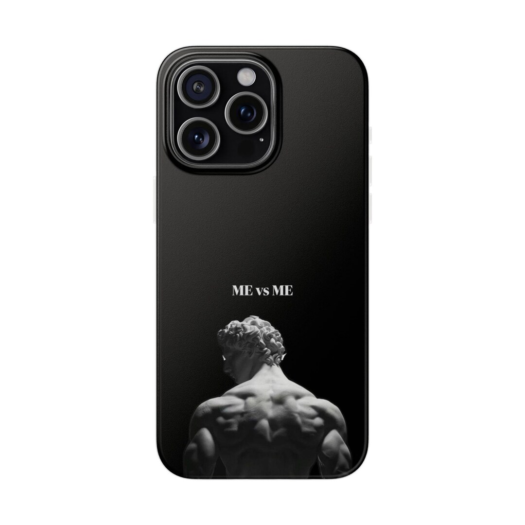 Motivational 'me Vs Me' Flexi Phone Case: Impact-resistant TPU Cover - Etsy