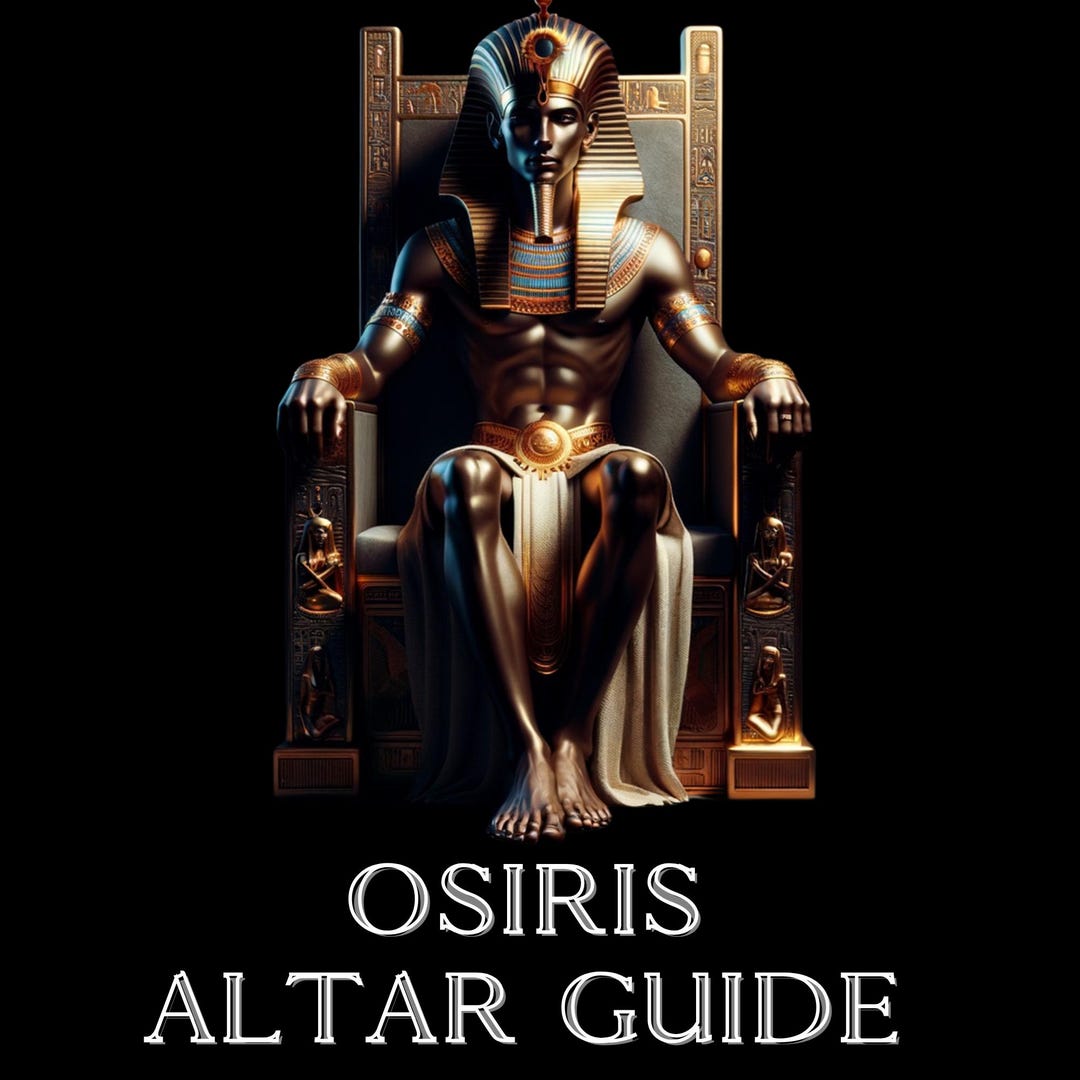 Osiris Altar Guide | Osiris Worship | How to Create an Altar | Altar Set up | PDF | Printable - Etsy