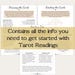 The Tarot Workbook Printable | Tarot Meanings | Tarot Printable |tarot ...