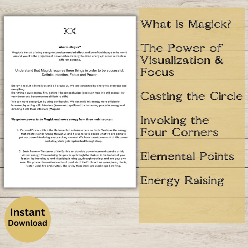 How to Create Spells Printable Spell Crafting Spell Printable Magick ...