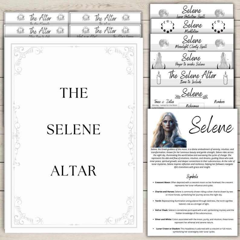 Selene Altar Guide | Selene Worship | How to Create an Altar | Altar ...