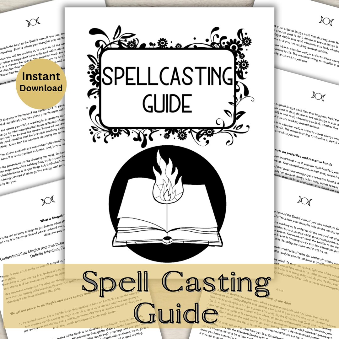 How to Create Spells Printable | Spell Crafting | Spell Printable ...