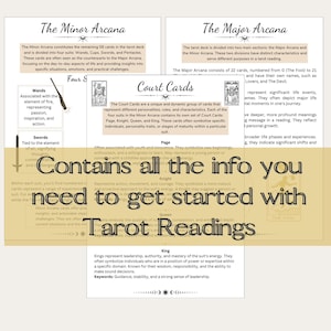 The Tarot Workbook Printable | Tarot Meanings | Tarot Printable |tarot ...